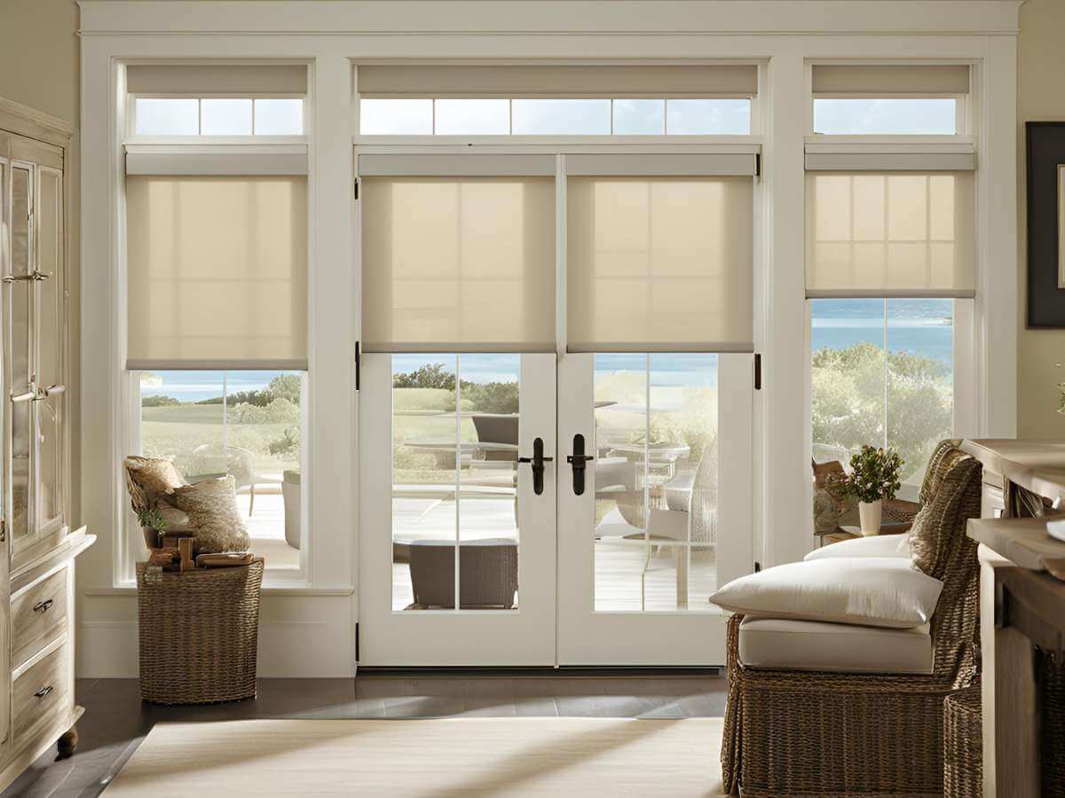 Roller Shades for French Doors: A Perfect Fit